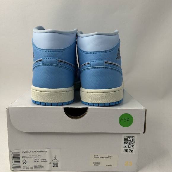 Nike | Shoes | Nike Shoes Air Jordan Mid Se Wmns Ice Bluepowder Blue ...